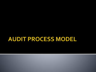 Audit process model | PPTX