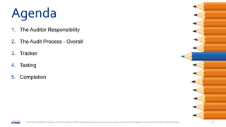 Audit process presentation | PPTX | Business Accounting & Finance ...