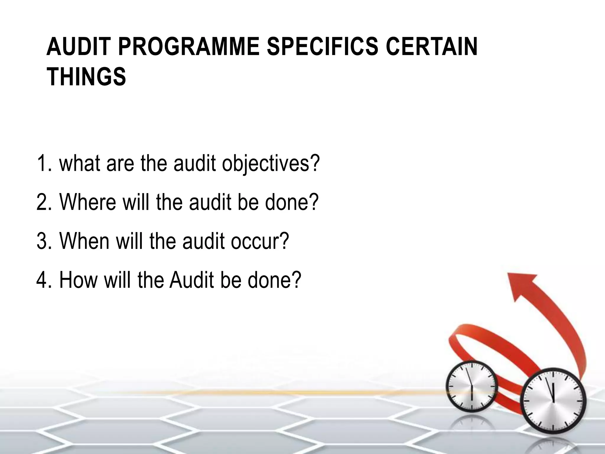 Audit programme | PPTX