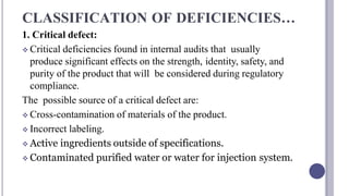 Audit and regulatory Compliance.pptx | Pharmaceutical Industry | Industries