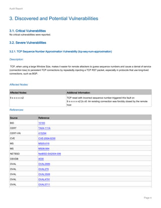 Отчет Audit report RAPID7 | PDF