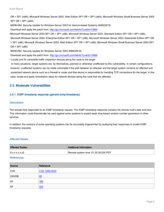Отчет Audit report RAPID7 | PDF