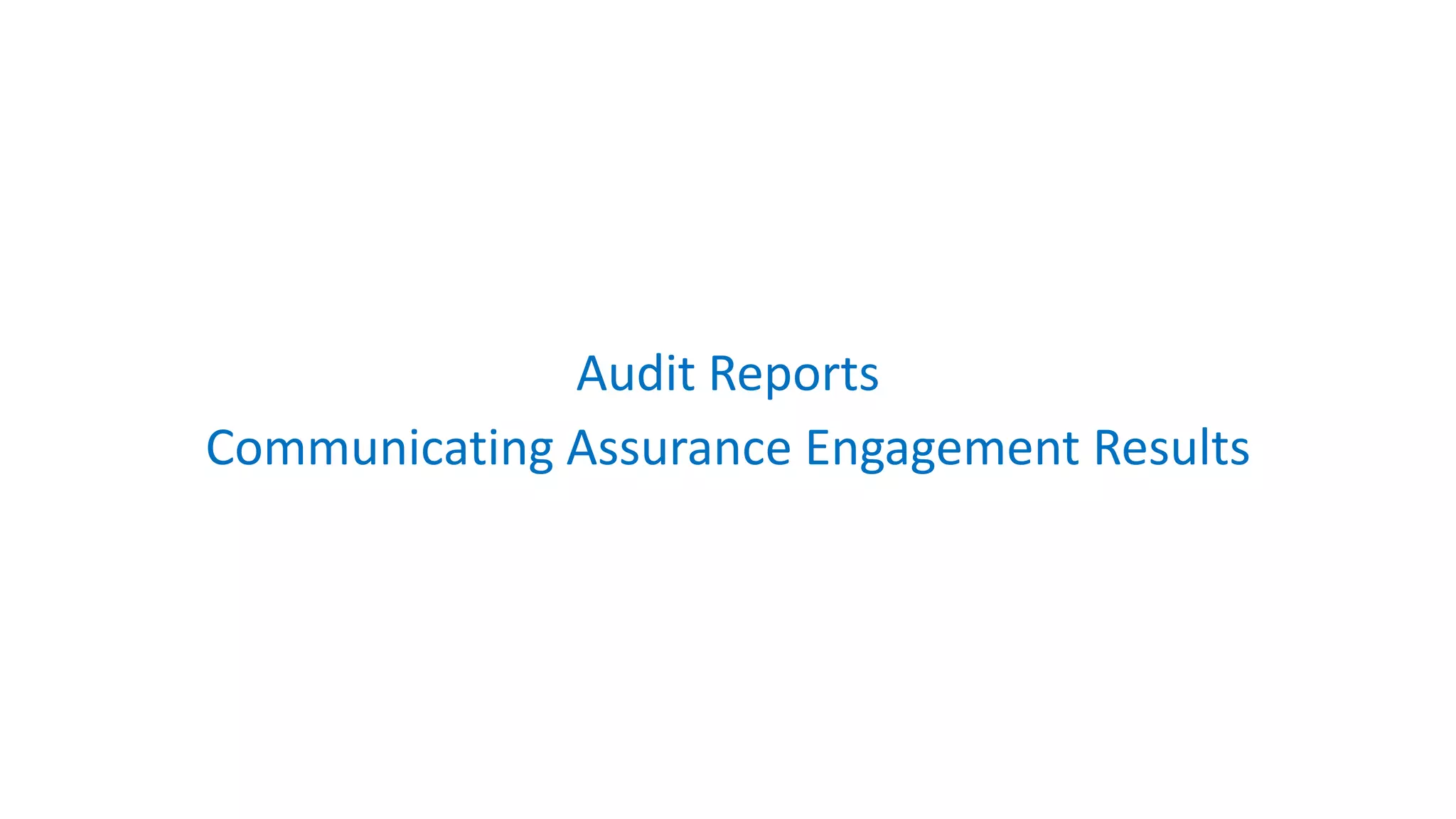 Audit Report .ppt
