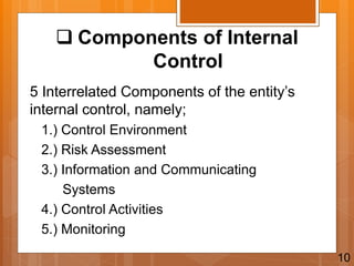 Audit report- Consideration of Internal Control | PPTX
