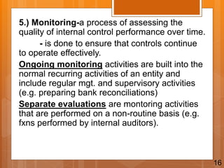Audit report- Consideration of Internal Control | PPTX