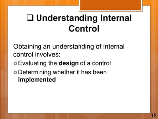 Audit report- Consideration of Internal Control | PPTX