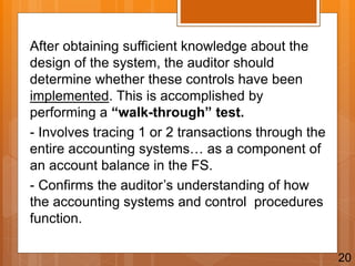 Audit report- Consideration of Internal Control | PPTX