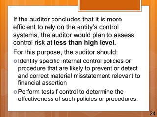 Audit report- Consideration of Internal Control | PPTX