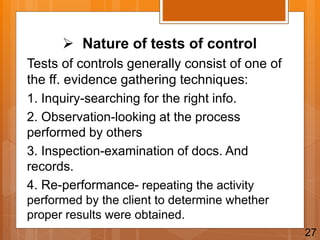 Audit report- Consideration of Internal Control | PPTX