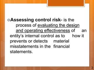 Audit report- Consideration of Internal Control | PPTX