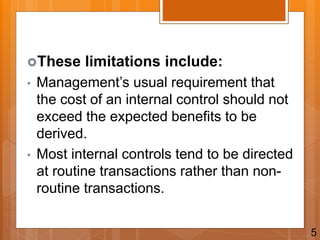 Audit report- Consideration of Internal Control | PPTX