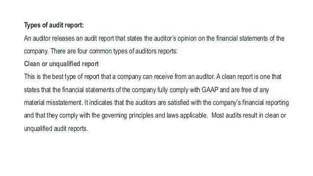 AUDIT REPORT AND ITS KINDS-PPT.pptx