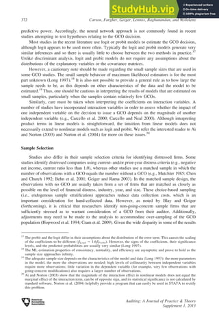 Audit Reporting For Going-Concern Uncertainty A Research Synthesis | PDF