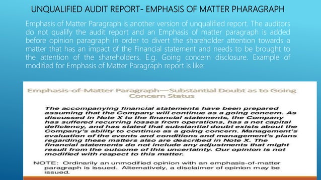 Audit reporting ISA 700 | PPTX