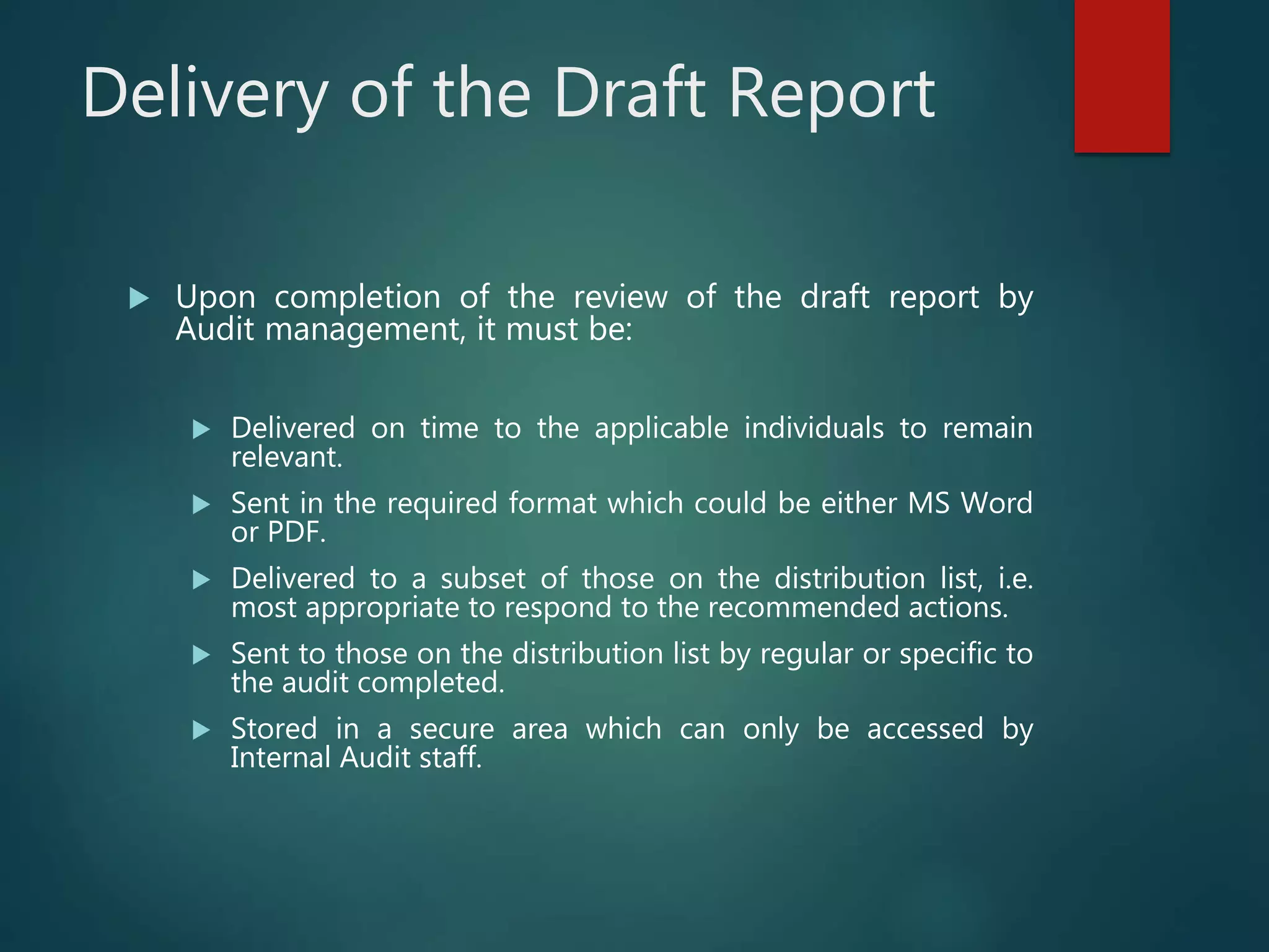 Audit report writing 5 | PPTX