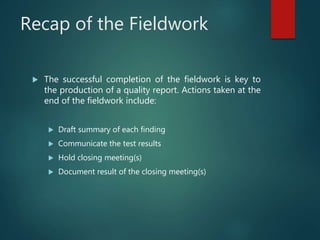 Audit report writing 5 | PPTX