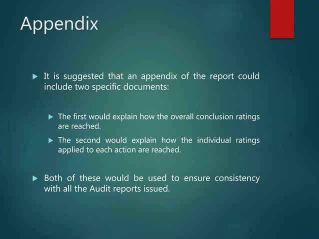 Internal Audit Report Writing Best Practice | PPTX