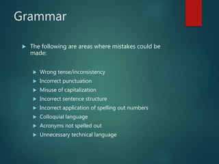 Internal Audit Report Writing Best Practice | PPTX