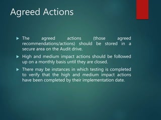 Internal Audit Report Writing Best Practice | PPTX