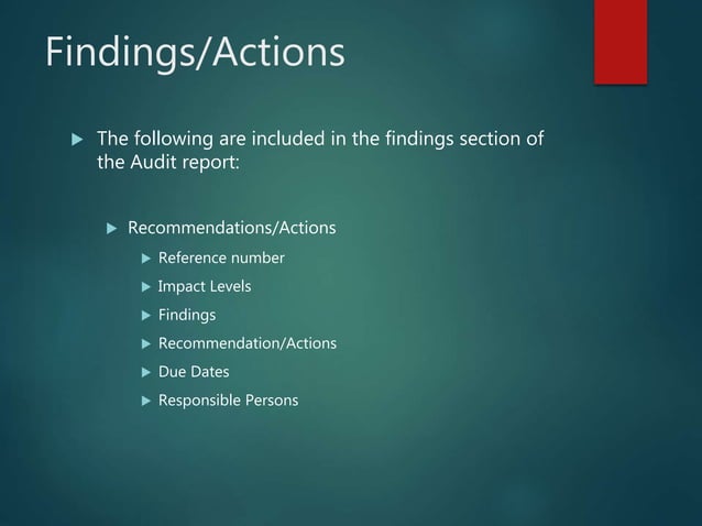 Internal Audit Report Writing Best Practice | PPTX