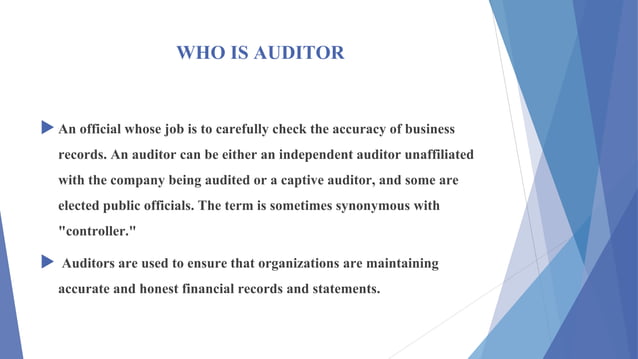Auditing ,rights and duties of an auditor | PPTX | Business Accounting ...