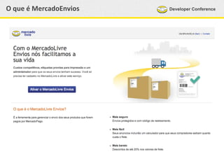 Audit¢rio 09 mercado envios - novas funcionalidades - bruno elia | PPT