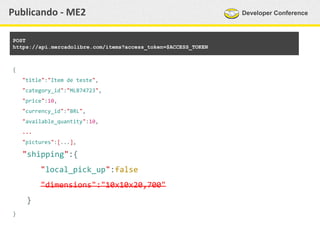 Audit¢rio 09 mercado envios - novas funcionalidades - bruno elia | PPT