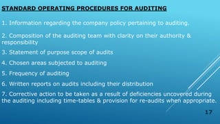 Audits | PPTX