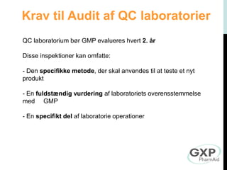 Audits af QC lab | PDF