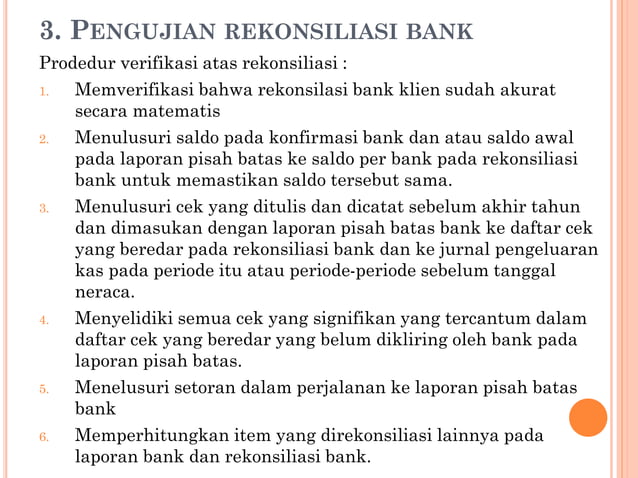 Audit saldo kas dan bank | PPTX