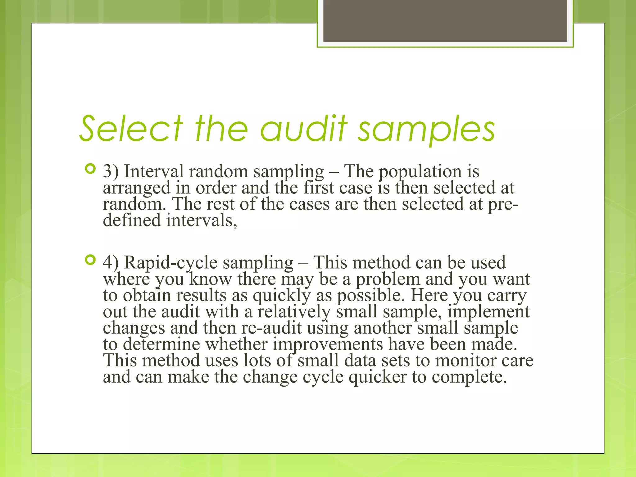 Audit sampling | PPT