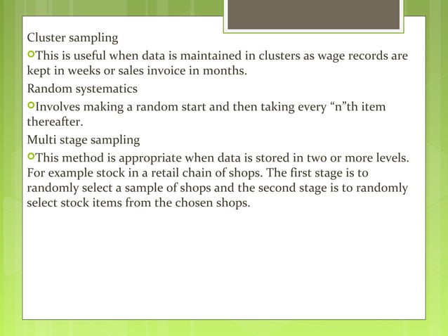 Audit sampling | PPT