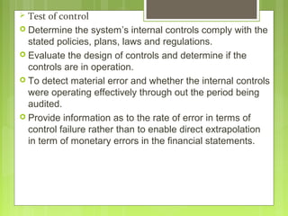 Audit sampling | PPT