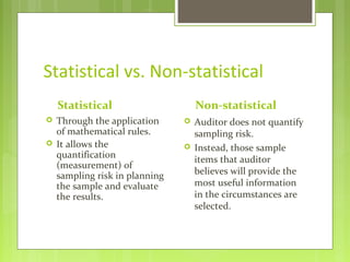 Audit sampling | PPT