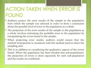 Audit sampling | PPT
