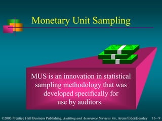 Audit sampling for tests of details of balances | PPT