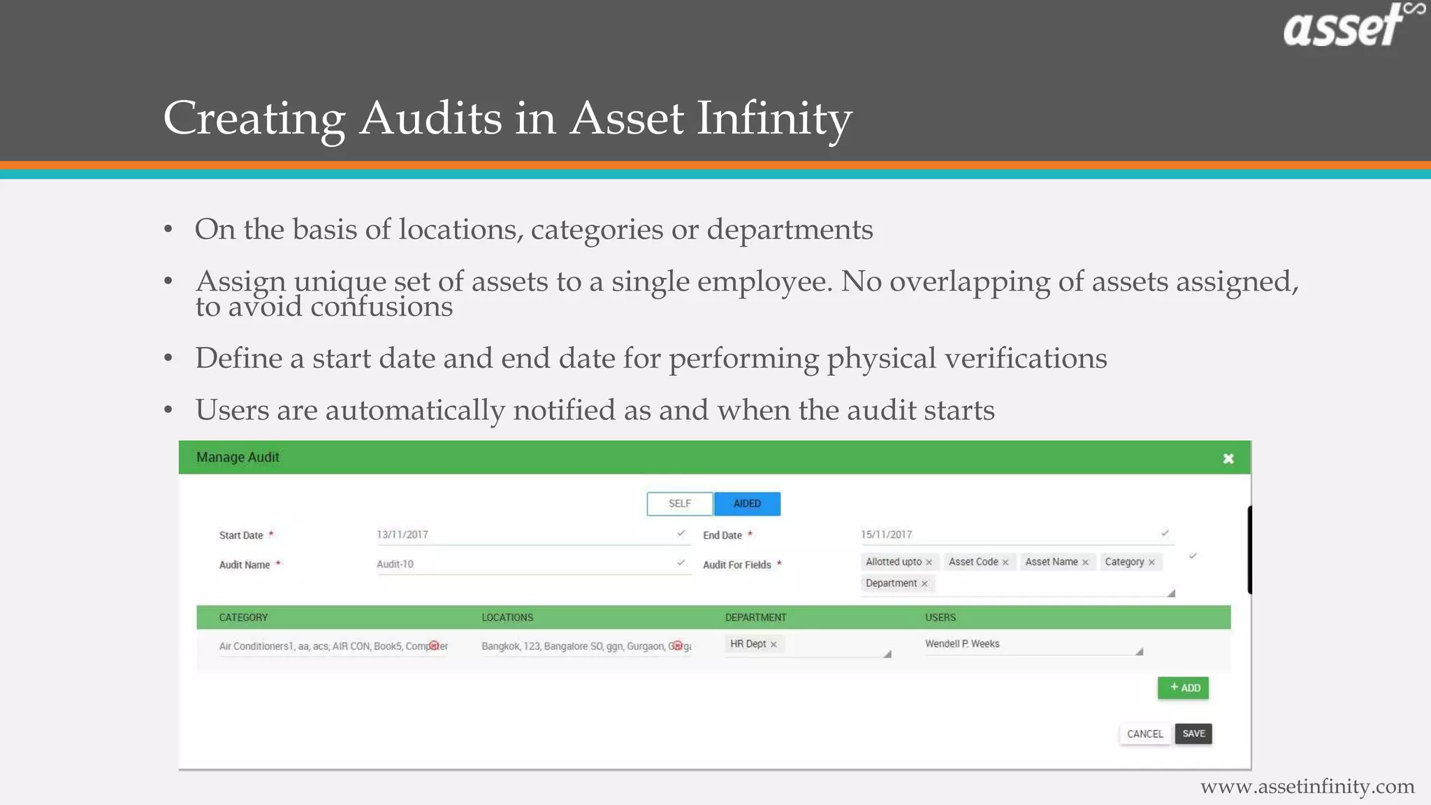 Audits and Physical Verifications - Asset Infinity.pptx