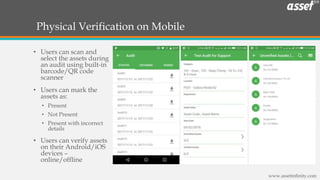Audits and Physical Verifications - Asset Infinity.pptx