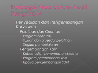 Audit sdm. | PPT