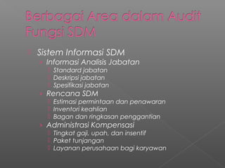 Audit sdm. | PPT