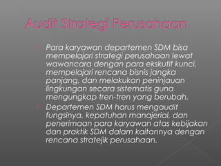 Audit sdm. | PPT