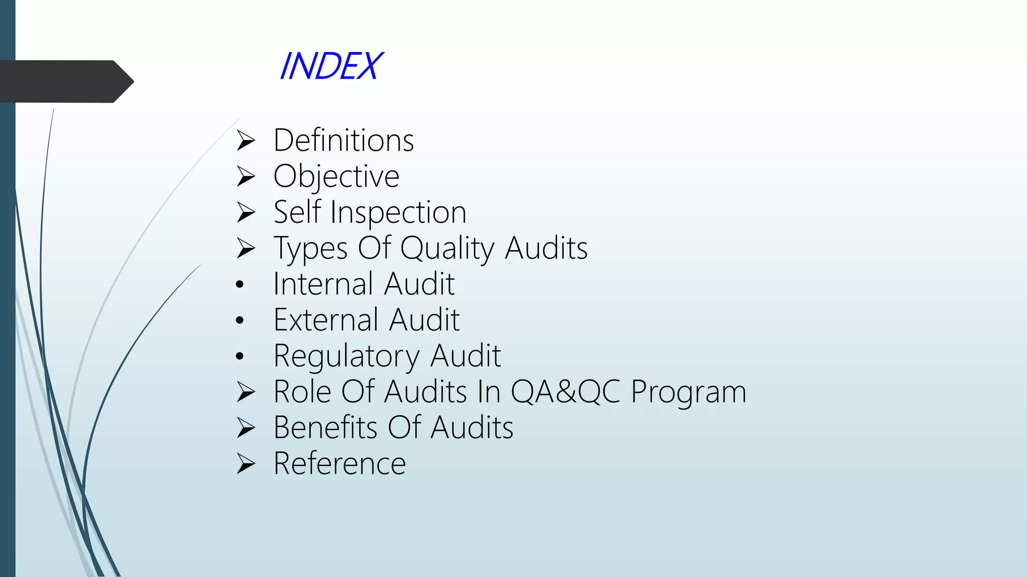 Audits in pharmaceutical industry | PPTX
