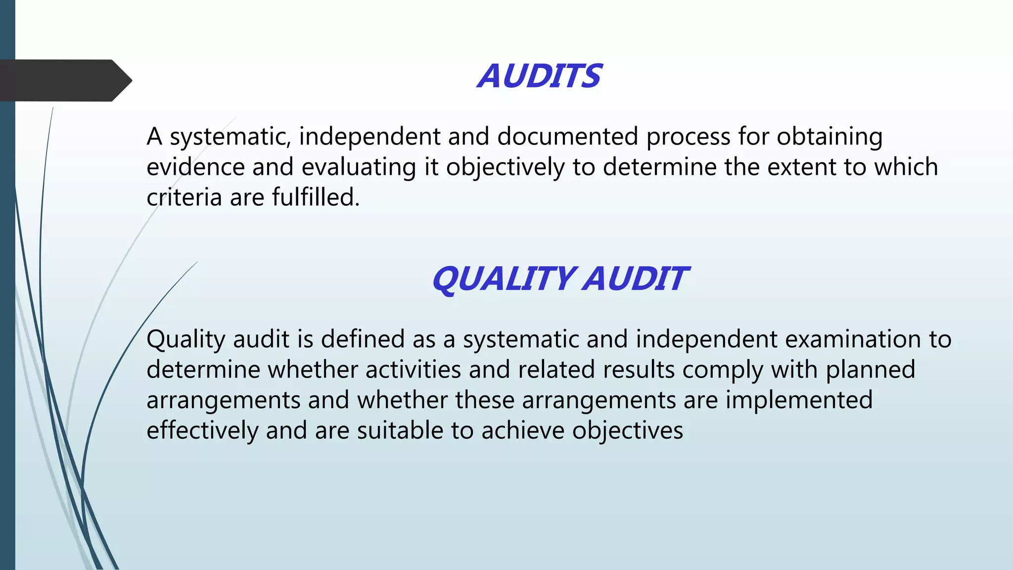 Audits in pharmaceutical industry | PPTX
