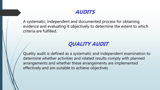 Audits in pharmaceutical industry | PPTX