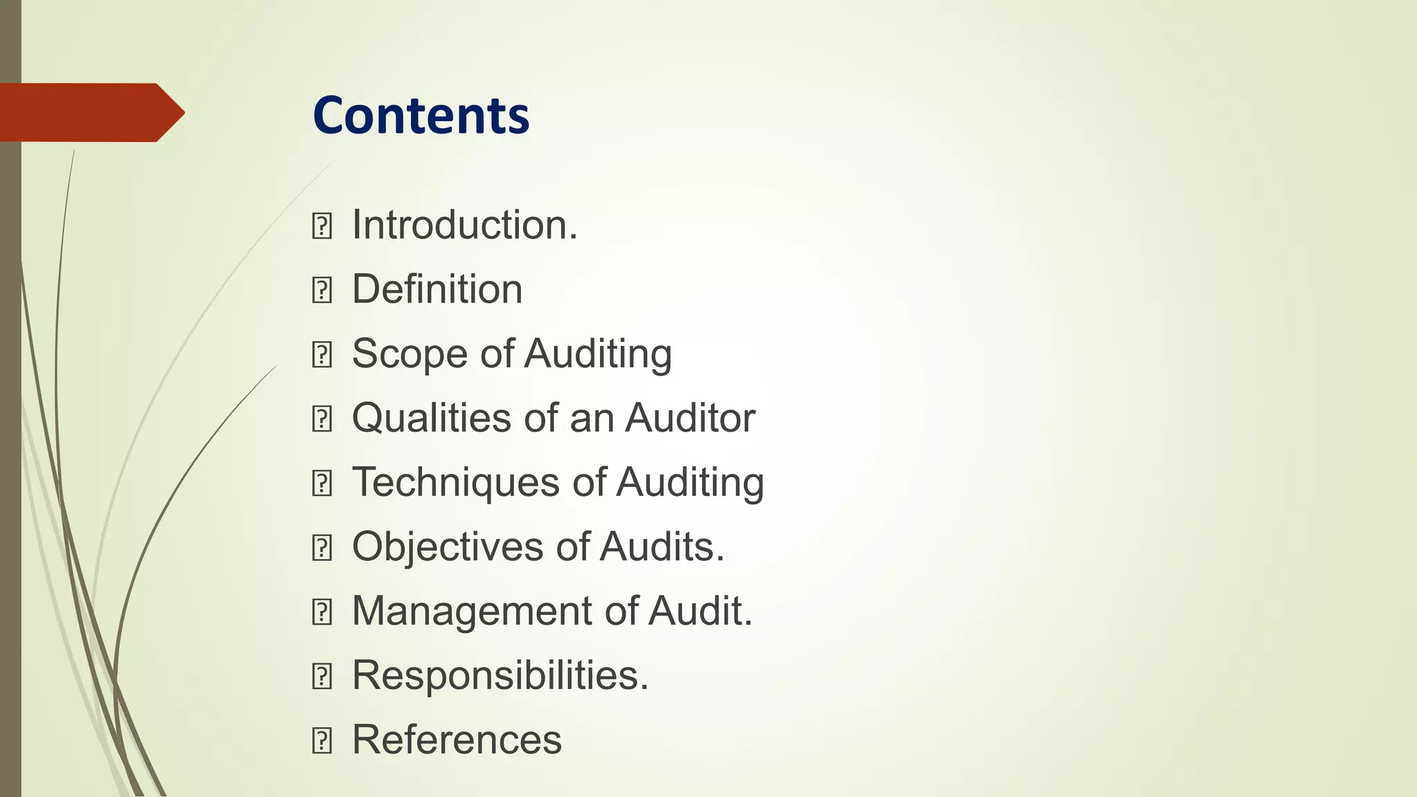 Audits introduction presentation | PDF
