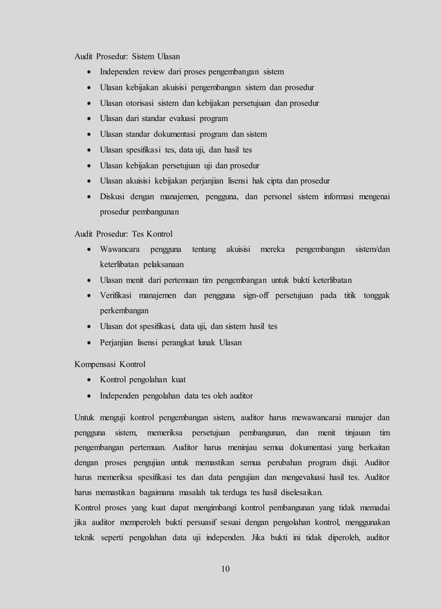 Audit sistem informasi | DOC