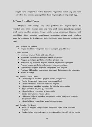 Audit sistem informasi | DOC