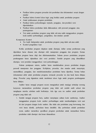 Audit sistem informasi | DOC