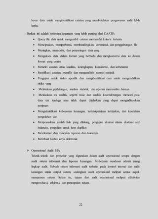 Audit sistem informasi | DOC