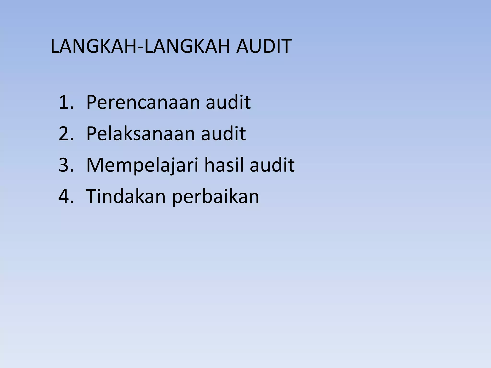 Audit sistem kepastian kualitas (bab 8), Audit Kinerja Manajemen | PPTX